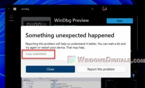 0x8D050003 Microsoft Store Error on Windows 11 or 10