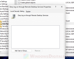 Remote Desktop: A user account restriction is preventing...