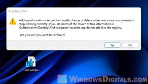 How to Find Current Wallpaper Location in Windows 11