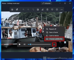 How to Add Subtitles to Video in Windows 11