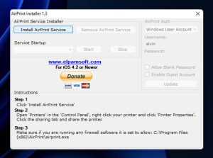 How to AirPrint From iOS to Windows 11/10 Shared Printer