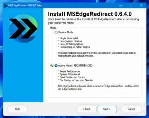 EdgeDeflector Alternative for Windows 11 MSEdgeRedirect