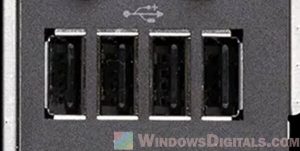 What do the Red USB Ports (SS10) mean on my PC?