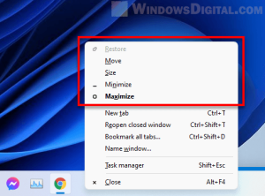 How to Move a Window That is Off-Screen in Windows 11