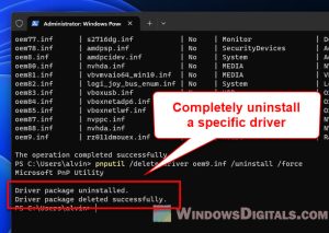 Can't Completely Uninstall a Driver in Windows 11 (Fix)