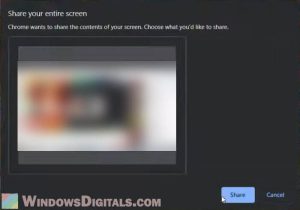 Sharing Windows 11 or 10 Screen to Chromecast