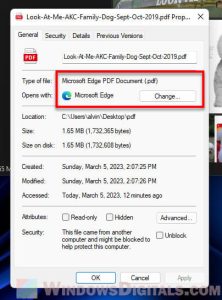 PDF Thumbnail and Preview Not Working in Windows 11