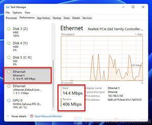 How to Enable Net Speed Monitor in Windows 11