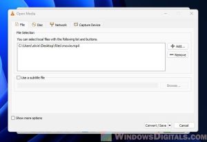 How to Merge Subtitles With Video Permanently Using VLC