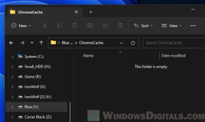 How to Change Google Chrome Cache Location in Windows