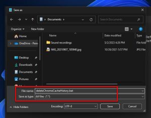 Delete Chrome History and Cache Permanently using CMD