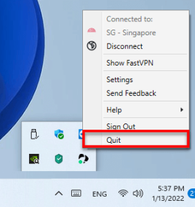 How to Disable VPN in Windows 11