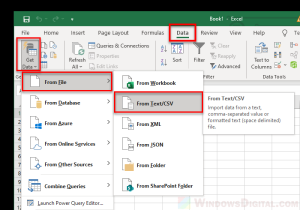 How to Convert CSV or TXT to Excel in Windows 11