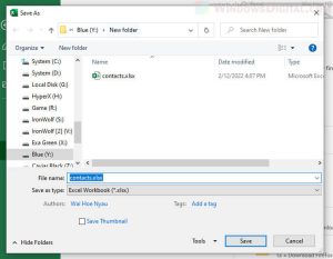 How to Open VCF File or Convert it to Excel in Windows 11