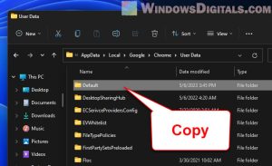 How to Copy Chrome User Profile to Another Profile