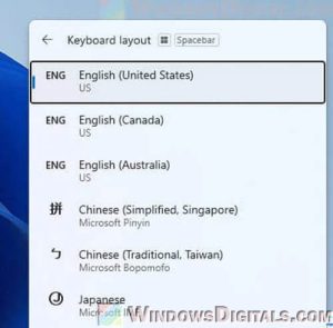 Remove English (US) Keyboard from Windows 11 Taskbar