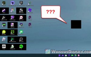 Desktop Background Turns Black When Highlighting