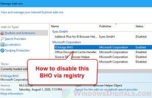 Disable IEToEdge BHO to Stop IE11 Redirect to Edge