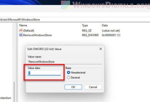 Disable Microsoft Store in Windows 11 Home or Pro (GPO)