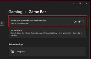 "Get an app to open this 'ms-gamebar' link" pop-up