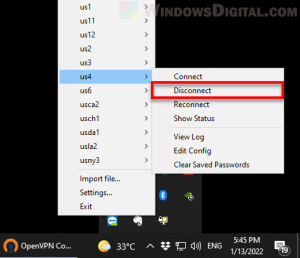 How to Disable VPN in Windows 11