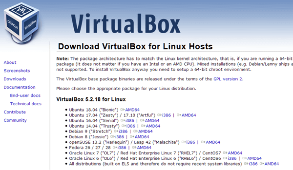 Virtualbox Ubuntu 18 04 16 04 64 Bit Linux Download And