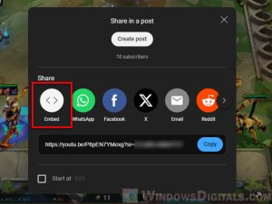 YouTube: Playback on other websites has been disabled by the video owner