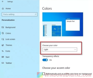 How to Enable Light Theme on Windows 10/11