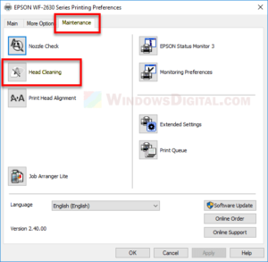 How to Clean Print Head in Windows 11