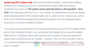 "The system cannot open the device or file specified" (Fix)