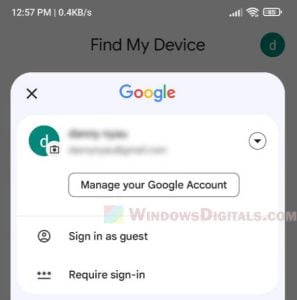 Google's Find My Device Shows "Location is unavailable"