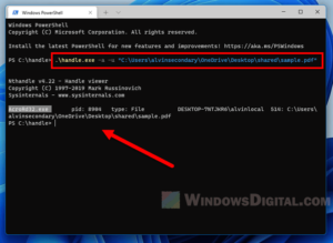 How to Know Which Process is Using a File in Windows 11