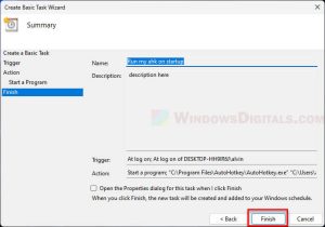 Starting an AutoHotkey Script on Windows 11/10 Startup