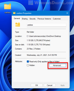 How to Remove Lock Icon (Padlock) From Files in Windows 11