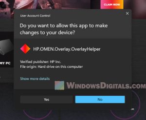 What is HP.OMEN.Overlay.Helper & How to disable it
