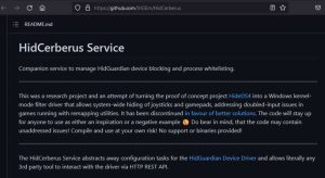 What is HidCerberus.Srv Service and How to Uninstall it?