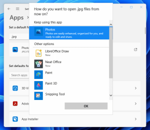 How to Change Default App For File Extension in Windows 11