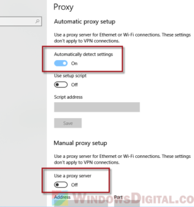 How to Disable Proxy Settings in Windows 11/10 Permanently