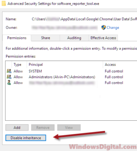 Disable Software_Reporter_Tool.exe (Chrome) Windows 10/11