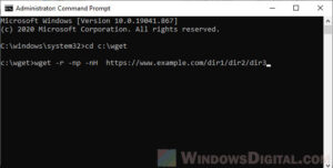 How to Download All Files From a Website Directory Using Wget Windows