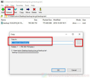 How to Open or Extract .Gz, Tar.gz or .Tar File in Windows 11/10