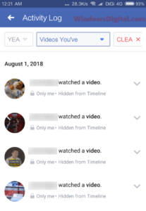 How to Find Recently Watched Videos on Facebook