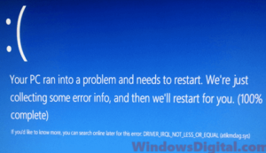 How to Fix Blue Screen With Sad Face on Windows 10/11