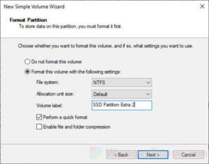 How to Format New SSD Drive in Windows 11/10