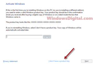 How to Install Windows 11/10 with Digital License from USB