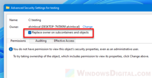 How to Take Ownership of a File, Folder or Drive in Windows 11