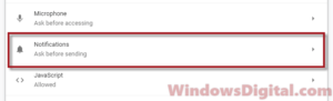 Turn Off Google Chrome Notifications on Windows 11/10
