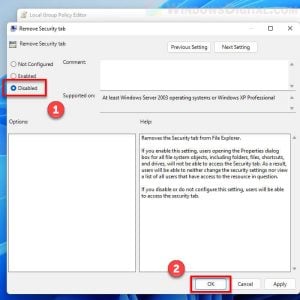 Windows 11: Security Tab Missing in Properties