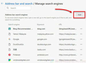 How to Change Edge Default Search Engine to Google