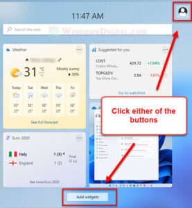 How to Add, Remove, Resize or Move Widgets in Windows 11